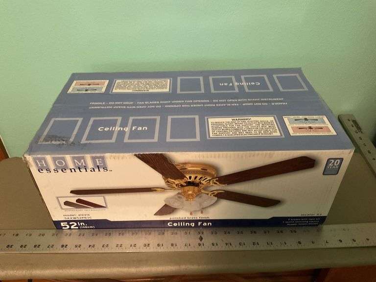 New home essentials ceiling fan - Legacy Auction Company