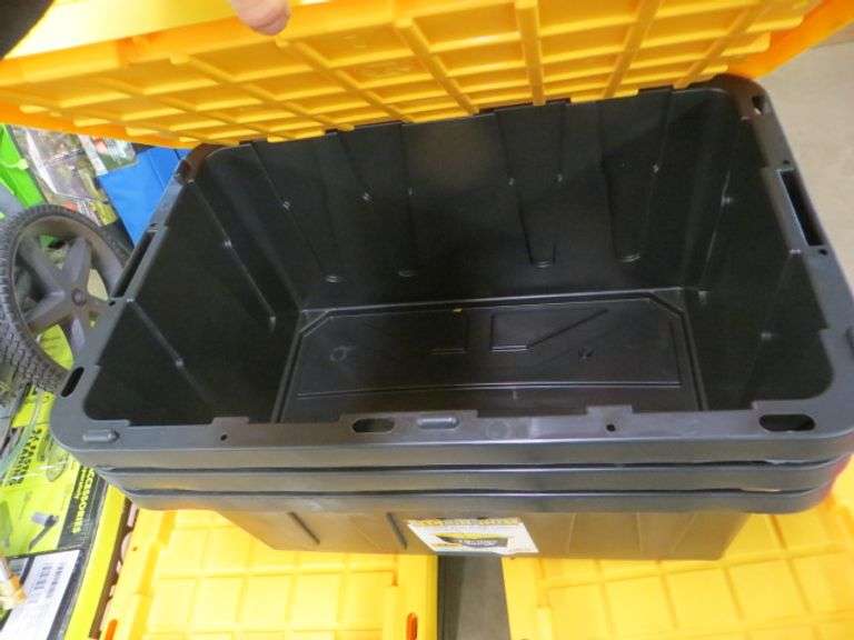 Three 17 gallon Tuff Boxes - Lambrecht Auction, Inc.