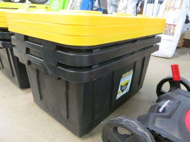 Three 17 gallon Tuff Boxes - Lambrecht Auction, Inc.