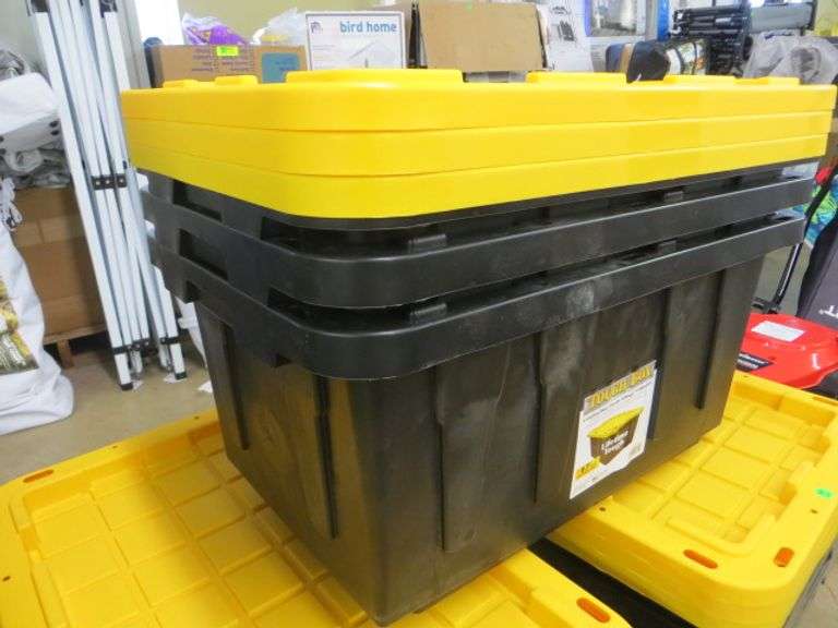 Three 17 gallon Tuff Boxes - Lambrecht Auction, Inc.