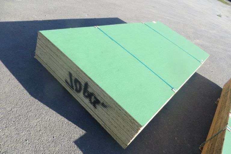 Zip OSB Sheathing 7/16" x 48" x 9' - Lambrecht Auction, Inc.