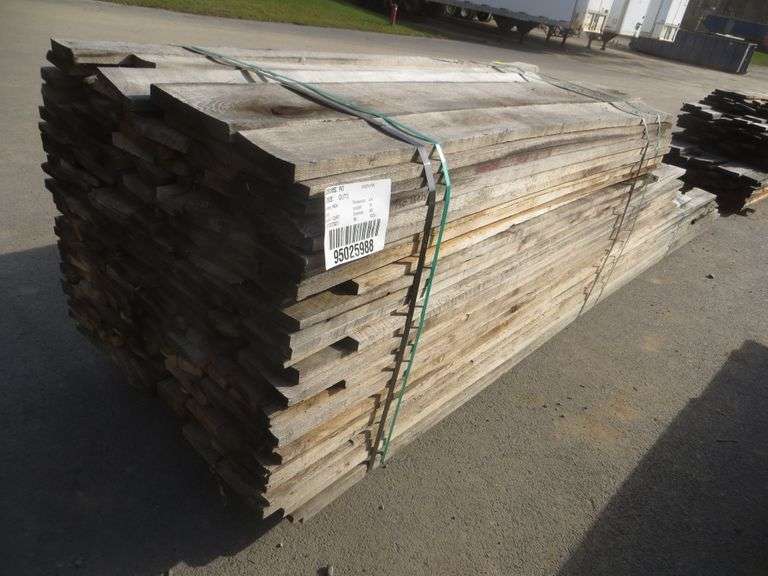 Red Oak Rough Cut Hardwood Lumber RW x RH x RL - Lambrecht Auction, Inc.