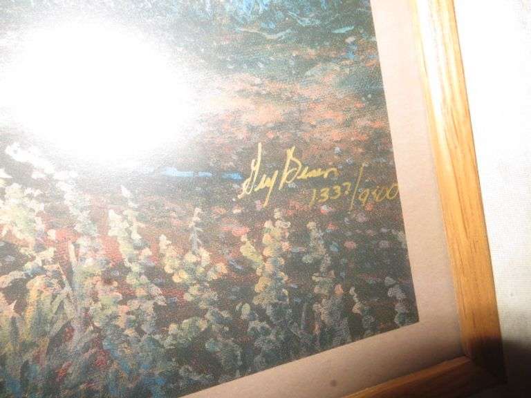 Large Greg Benson American Legends Numbered Print - Lambrecht Auction, Inc.
