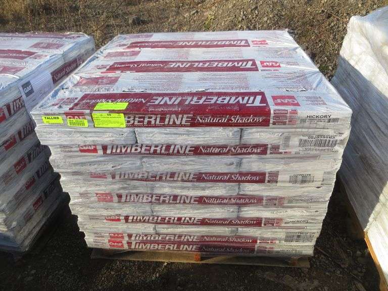 Hickory, Timberline Architectural Shingles - Lambrecht Auction, Inc.