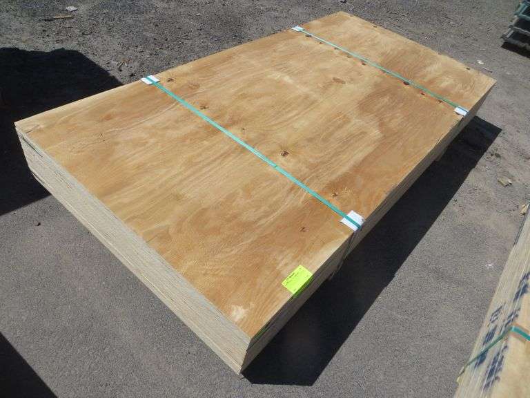 CDX Plywood 3 4 X 48 X 96 Lambrecht Auction Inc 