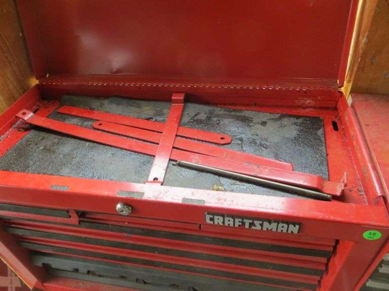 Craftsman Top Tool Chest and Side Box - Lambrecht Auction, Inc.