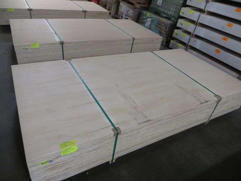 Virola Plywood 7/8" x 48" x 96" - Lambrecht Auction, Inc.