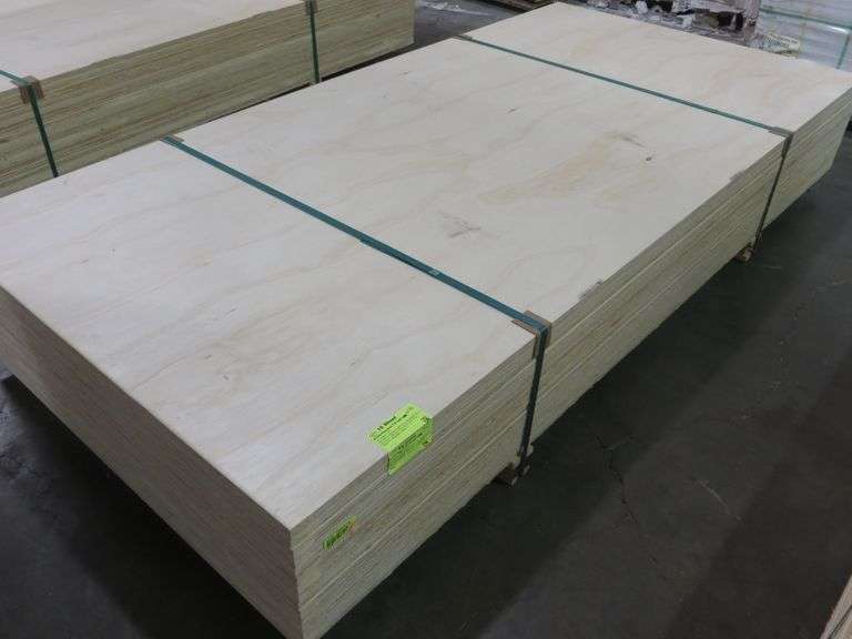 Virola Plywood 7/8" x 48" x 97 3/4" - Lambrecht Auction, Inc.