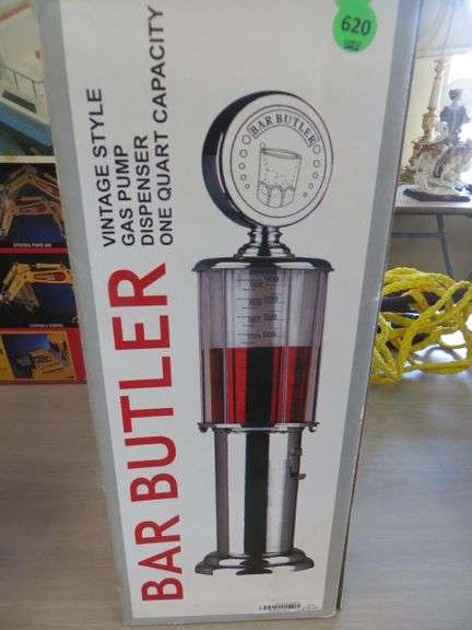 Far Butler Gas Pump Liquor Dispenser - Lambrecht Auction, Inc.