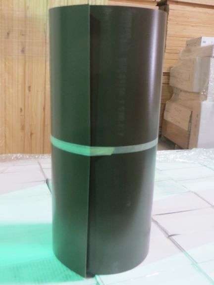 PVC Aluminum Coil Stock 24" x 50' - Musket Brown - Lambrecht Auction, Inc.
