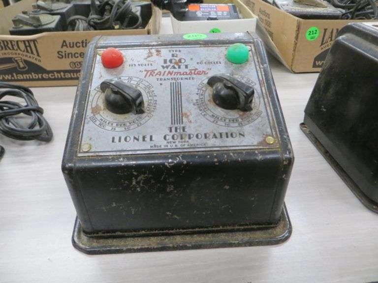 Lionel Type R 100W Transformer - Lambrecht Auction, Inc.