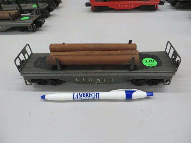 Lionel 6111 Log Flat Car - Lambrecht Auction, Inc.