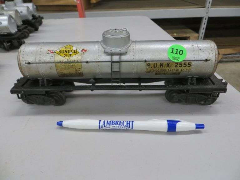 Lionel 2555 Sunoco Oil Tanker - Lambrecht Auction, Inc.