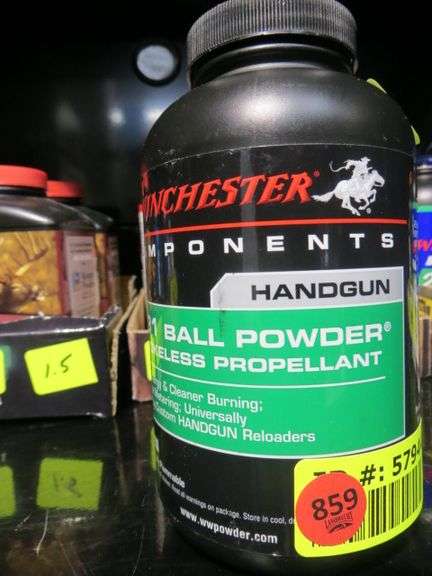 Powder - Winchester 231 Ball - Lambrecht Auction, Inc.