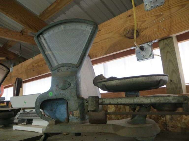 Antique Balance Beam Scale - Lambrecht Auction, Inc.