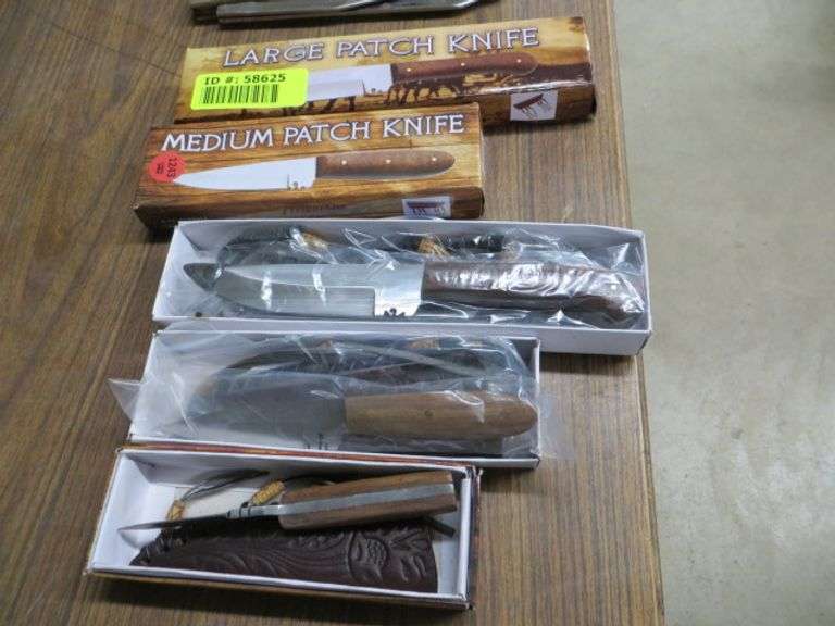 Small, Medium, And Large Patch Knives - Lambrecht Auction, Inc.