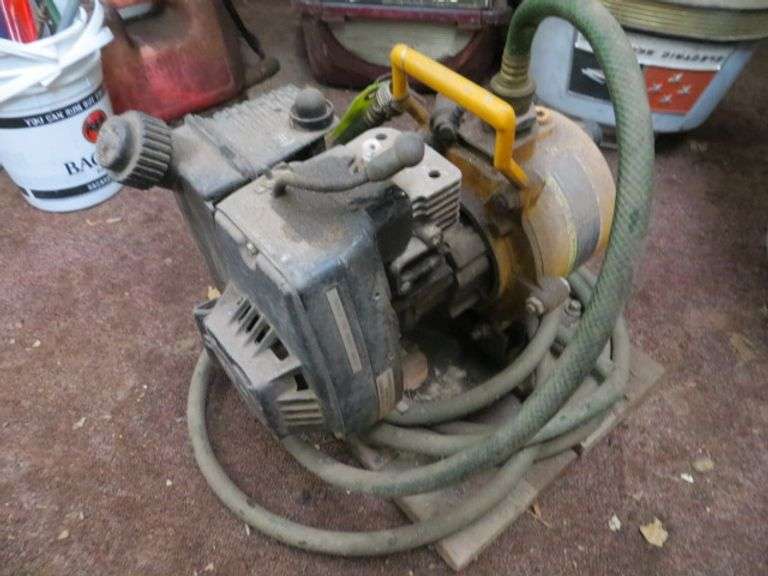 Small Gas Water Pump Lambrecht Auction Inc