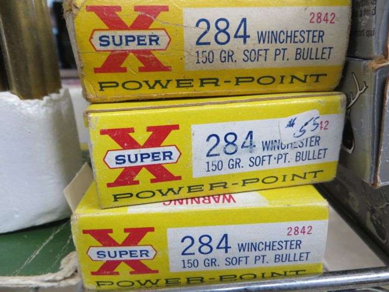 Ammo - Western .284 Winchester 150gr SP - Lambrecht Auction, Inc.