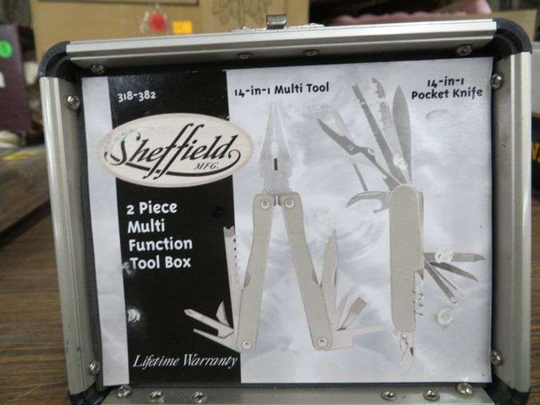 Sheffield Army Knife And Multi Tool Set - Lambrecht Auction, Inc.