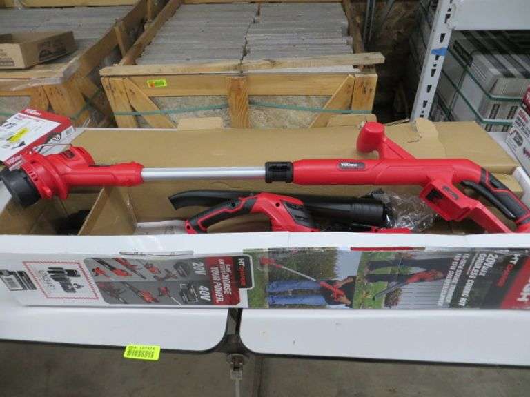 Hyper Tough 20V Combo Kit - String Trimmer & Blower - Lambrecht Auction ...