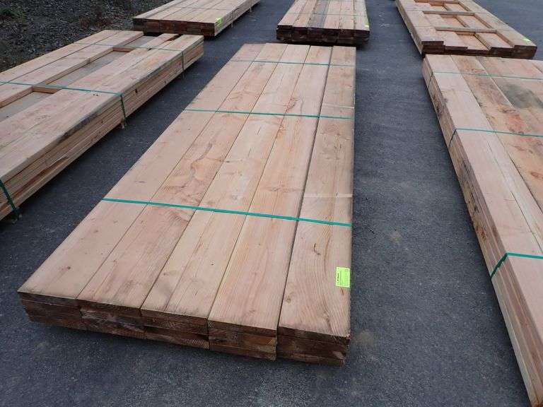 Doug Fir Dimensional Lumber 2" x 10" x 12' - Lambrecht Auction, Inc.