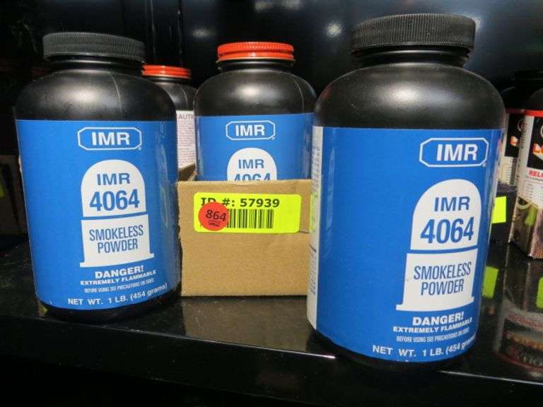 Powder - IMR 4064 - Lambrecht Auction, Inc.