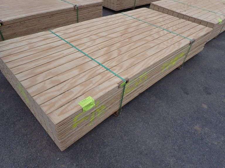 Pine T1-11 Siding 5/8" x 48" x 96" - Lambrecht Auction, Inc.