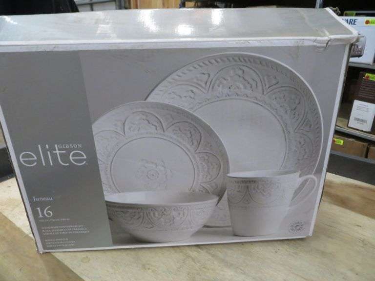 15pc Elite Dinnerware Set - Lambrecht Auction, Inc.