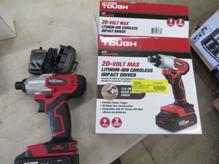 Hyper Tough 20V Impact Driver - Lambrecht Auction, Inc.