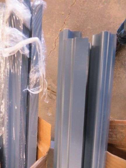 Kraftmaid Blue Cove Light Rail 12pcs - Lambrecht Auction, Inc.