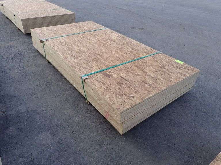 DryGuard OSB Underlayment 23/32" x 48" x 96" - Lambrecht Auction, Inc.
