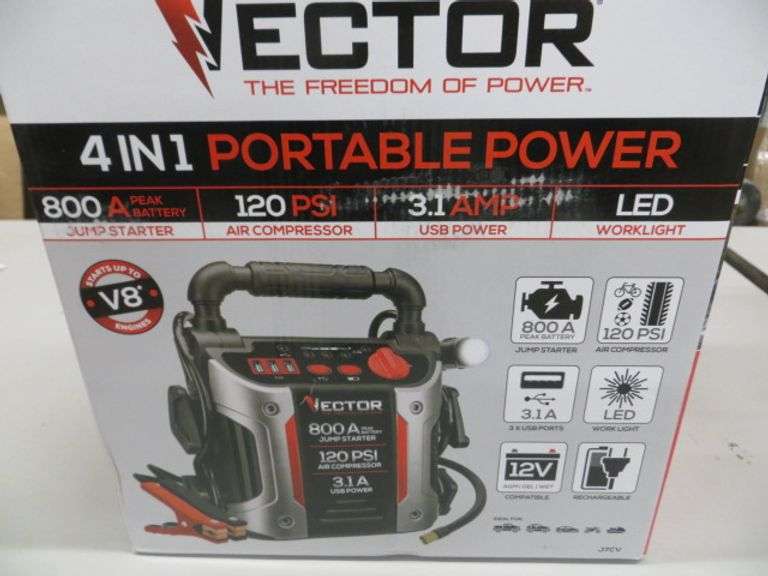 Vector 4 in 1 Portable Power - Lambrecht Auction, Inc.