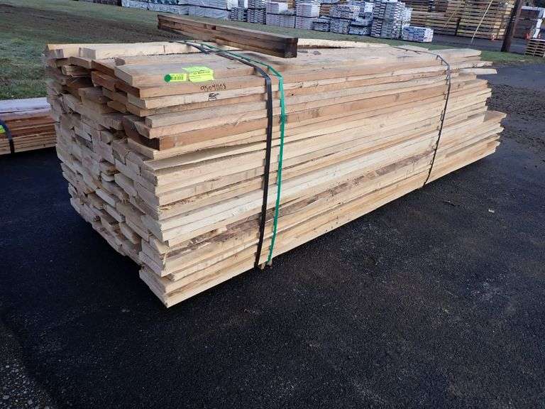 Hard Maple Rough Cut Hardwood Lumber RW x RH x RL - Lambrecht Auction, Inc.