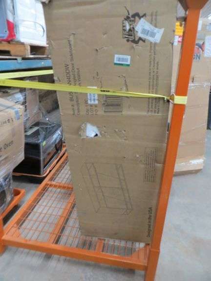 58" Angled Door Sideboard - Dark Walnut - unassembled - Lambrecht ...