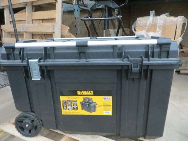 DeWalt Tough Chest Mobile Storage - Lambrecht Auction, Inc.