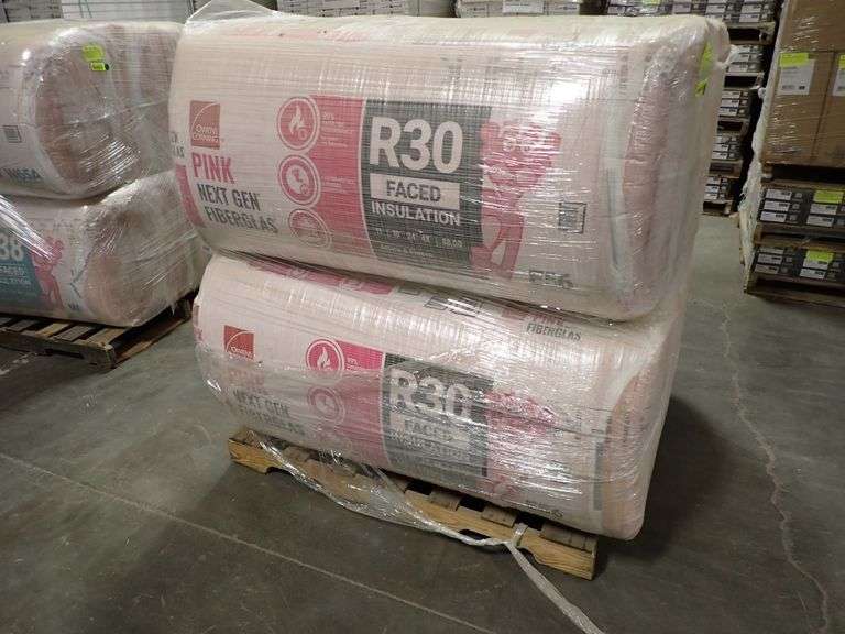 R-30 Fiberglass Insulation Batted - Lambrecht Auction, Inc.