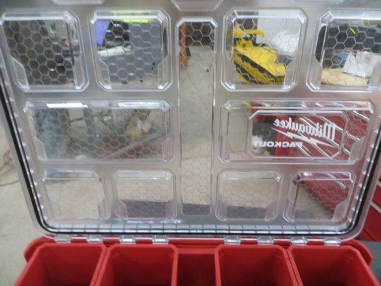 Milwaukee Pack Out Compact Organizer - Lambrecht Auction, Inc.