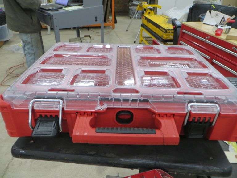 Milwaukee Pack Out Compact Organizer - Lambrecht Auction, Inc.