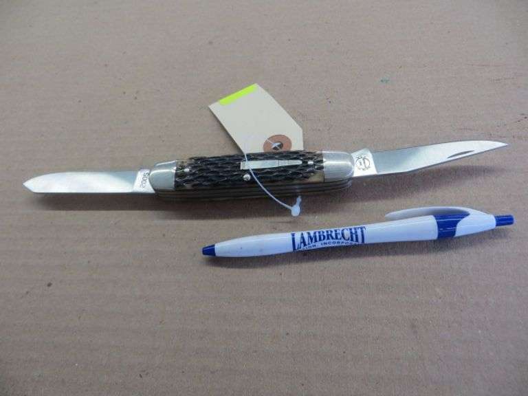 Large Remington UMC 2 Blade Jack Knife - Lambrecht Auction, Inc. Large Remington UMC 2 Blade Jack Knife - Lambrecht Auction, Inc.