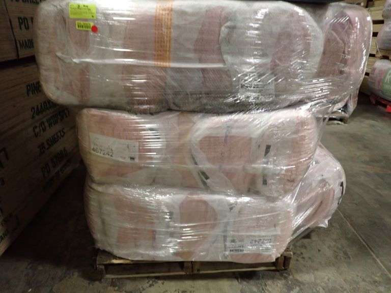 R-15 Unfaced Fiberglass Bagged Insulation - Lambrecht Auction, Inc.
