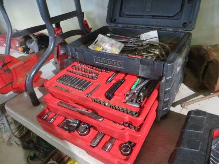 Craftsman 3 Drawer Socket & Bit Set - Lambrecht Auction, Inc.