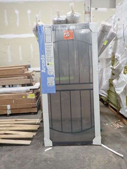 Arcada Surface Mount Outswing Steel Security Door with Expanded Metal ...