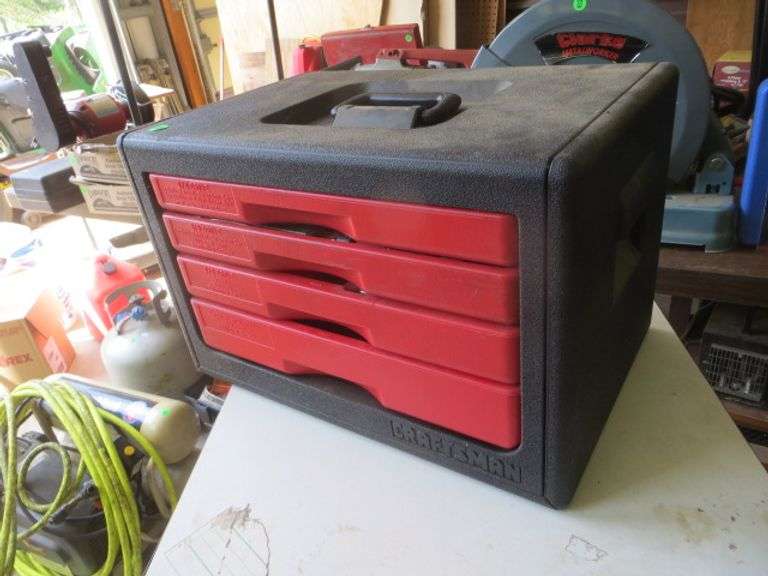 Craftsman 4 Drawer Socket Tool Chest - Lambrecht Auction, Inc.