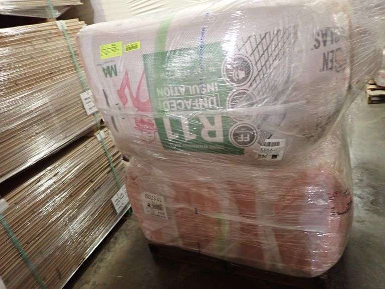 R-11 Unfaced Fiberglass Bagged Insulation - Lambrecht Auction, Inc.