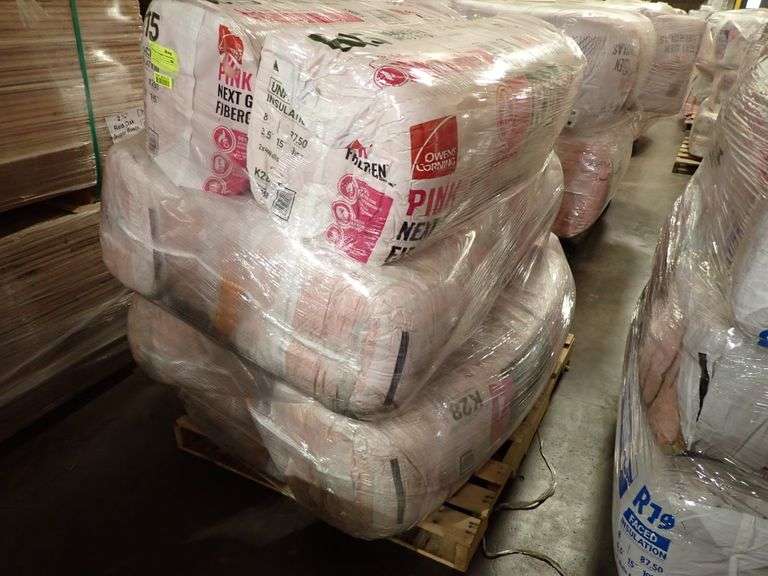 R-15 Unfaced Fiberglass Insulation - Lambrecht Auction, Inc.