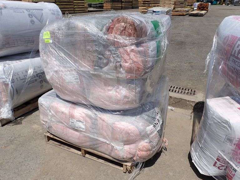 R-11 Unfaced Fiberglass Bagged Insulation - Lambrecht Auction, Inc.
