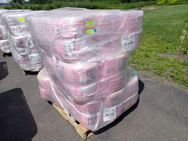 R-12 Fiberglass Rolls Insulation - Lambrecht Auction, Inc.