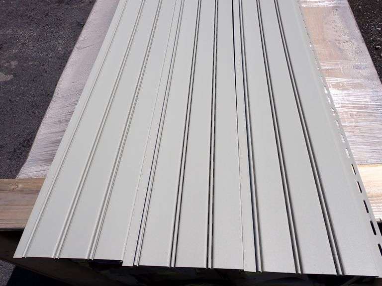 Royal Clay Designer Beaded Soffit Vented 12' 6" - Lambrecht Auction, Inc.