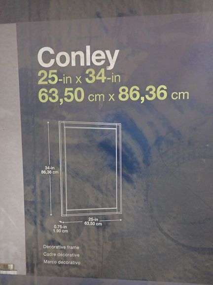 Diamond Fresh Fit Conley Bathroom Mirror 25"x34" - Lambrecht Auction, Inc.