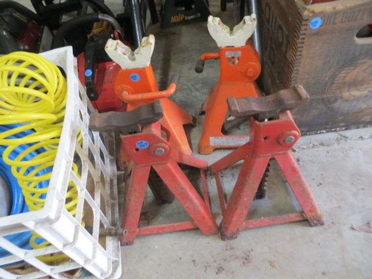 Two Pair of Jack Stands - Lambrecht Auction, Inc.